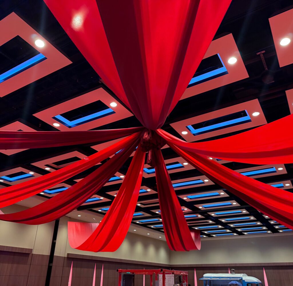 Ceiling Drapes: Elevate Your Celebration